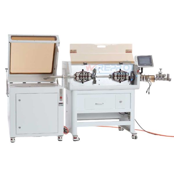 SU-070 automatic big wire heavy cable cutting stripping machine ...