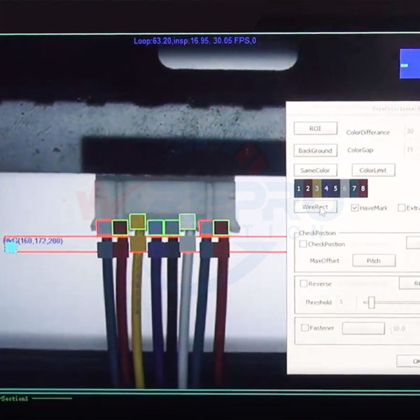 HT-WS5 Wire sequence detector harness color inspection machine ...
