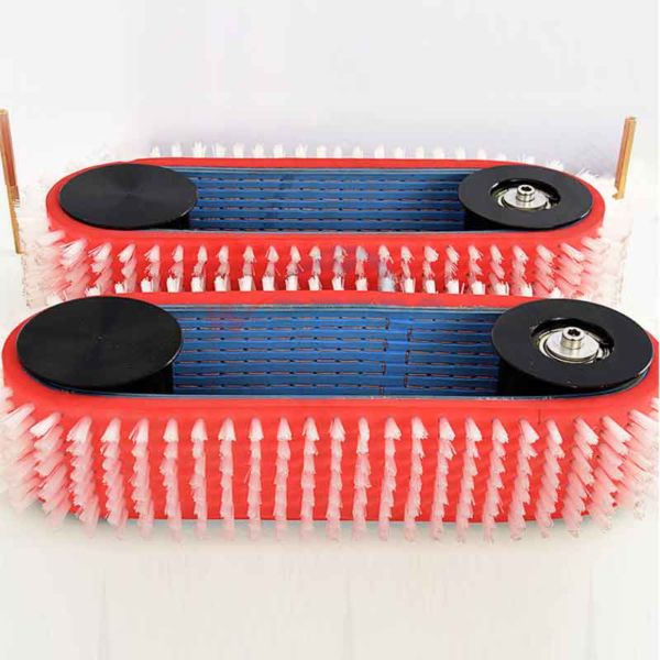 PB-200 Max 200mm crawler long braided shielding knitting brushing ...