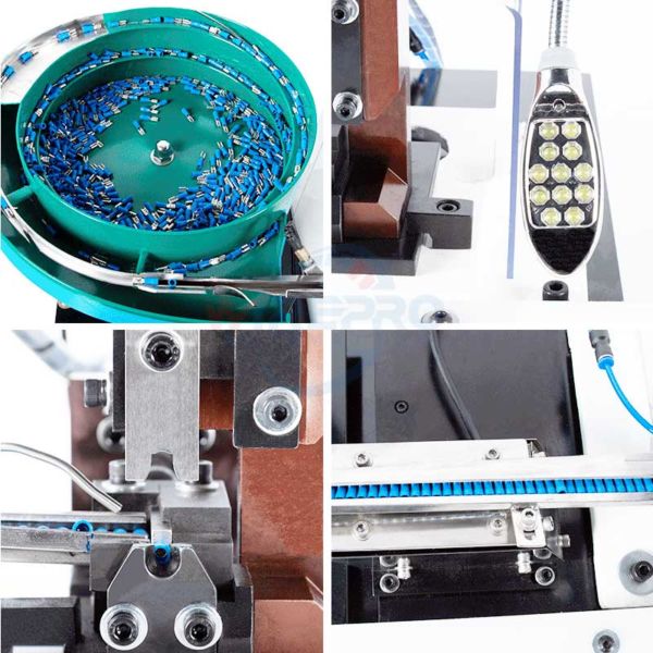 TU-C02 TU-C03 Automatic feeding loose bulk terminal crimping machine ...