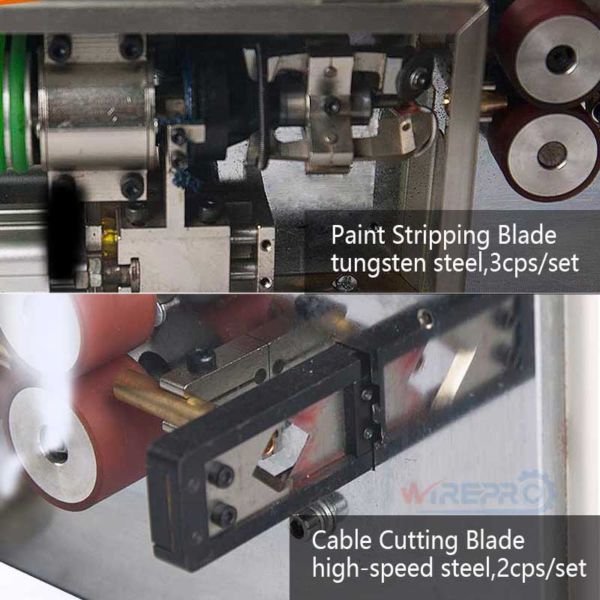 SQ-A25 Enameled magnet copper wire automatic cutting and stripping ...