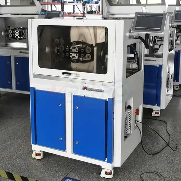 CB-T15 Nylon braid race hose automatic cutting and tape wrapping ...